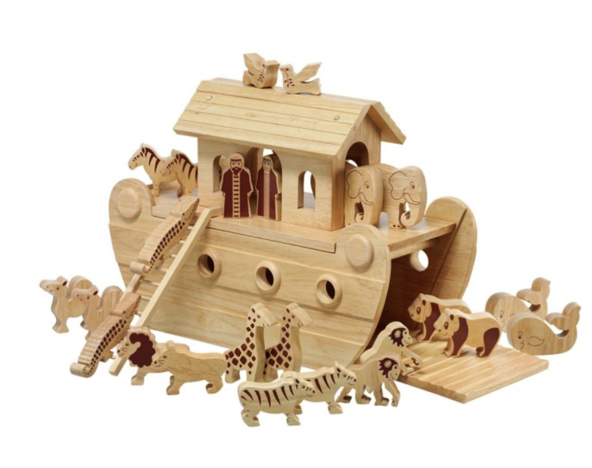 Deluxe Noah's Ark with Natural Characters – Giddy Goat Toys